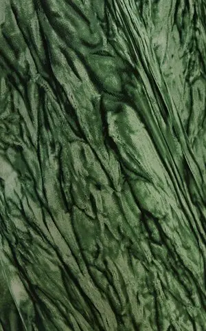 Oscar De La Renta Printed Satin Midi Dress