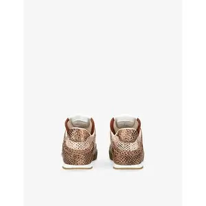 Chloé Suede Low Top Lace-up Trainers
