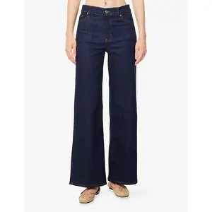 FRAME Le Slim Palazzo High Rise Denim Jeans