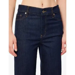 FRAME Le Slim Palazzo High Rise Denim Jeans