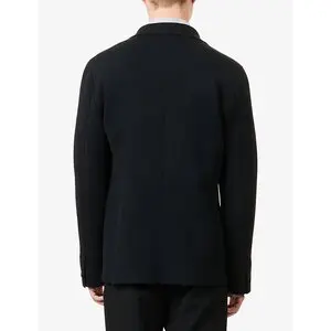 TOM FORD Notch Lapel Knitted Wool-blend Jacket