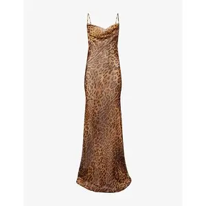RAT AND BOA Valentina Printed Silk Maxi Dress