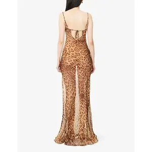 RAT AND BOA Valentina Printed Silk Maxi Dress