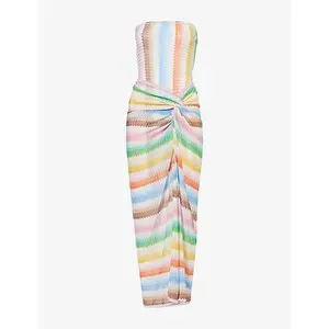 Missoni Bandeau Ruched Knitted Cover-up - Multi