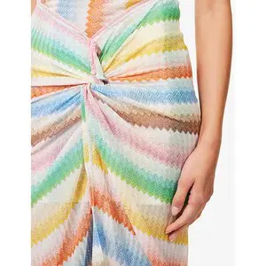 Missoni Bandeau Ruched Knitted Cover-up