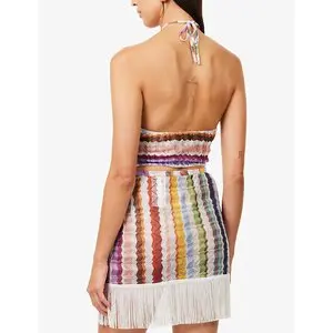 Missoni Halter-neck Cropped Knitted Top