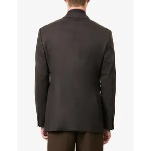 TOM FORD Shelton Single-breasted Checked Wool Jacket