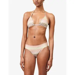 GRACEJACOB Gia Desert Triangle Bikini Top