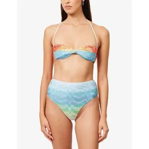 Missoni Ombré Knit High-waist Bikini Set
