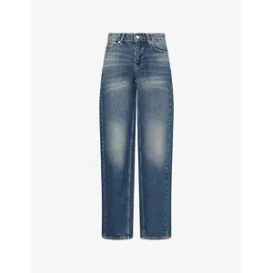 PEACHY DEN Joan Barrel-leg Jeans