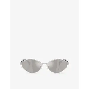 Michael Kors Silver Tone Eyewear For Women