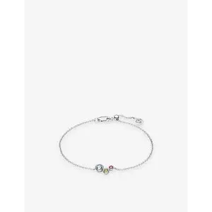 SIF JAKOBS Rhodium-plated Sterling Cubic Zirconia Bracelet - Silver