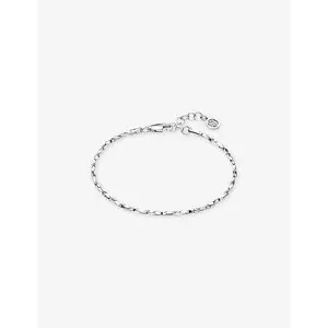 SIF JAKOBS Rhodium-plated Sterling Link Bracelet - Silver