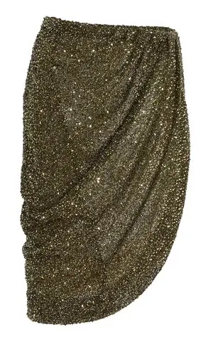 Oscar De La Renta Crystal-embroidered Mini Dress