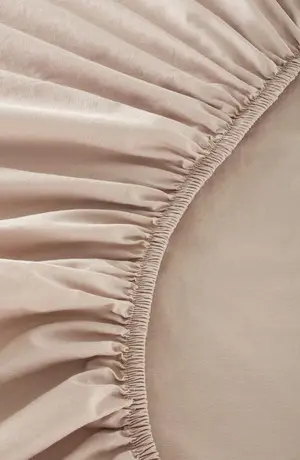 Nordstrom Organic Cotton Percale Fitted Sheet