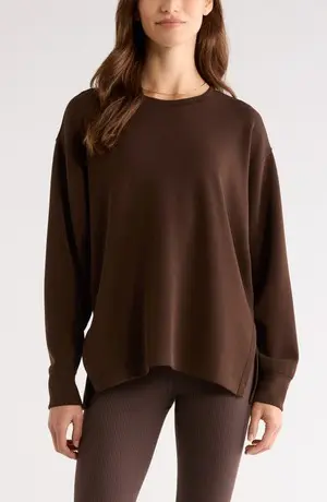 Zella Soft Luxe Tunic Brown Mole