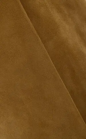 Oscar De La Renta Mid-rise Suede Pencil Skirt