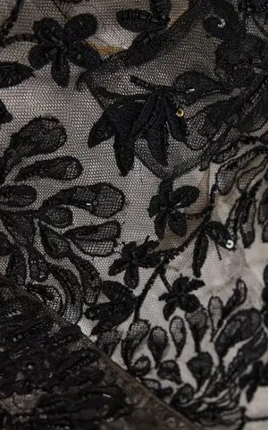 Oscar De La Renta Chrysanthemum Lace Jacket
