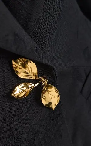 Oscar De La Renta Tailored Wool Jacquard Jacket