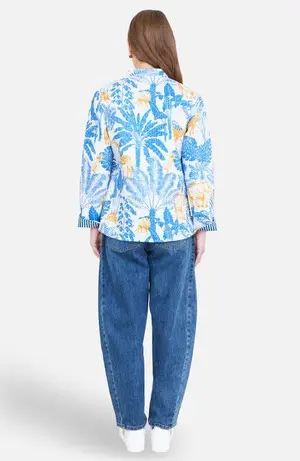 YUMI Jungle Reversible Cotton Quilted Jacket