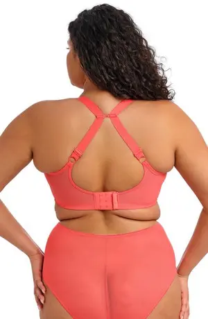 Elomi Matilda Full Figure Underwire Plunge Bra - Sunset