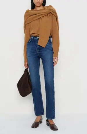 REFORMATION Cynthia High Waist Straight Leg Jeans