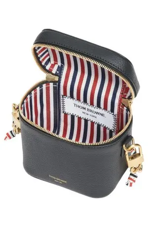Thom Browne Box Leather Crossbody Pouch