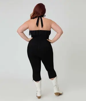 Unique Vintage Western Maines Jumpsuit