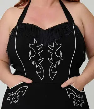 Unique Vintage Western Maines Jumpsuit