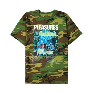 PLEASURES Atliens T-shirt 'woodland Camo - Multicolor