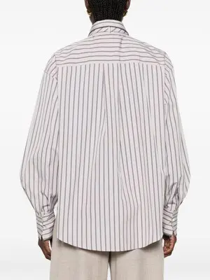 Brunello Cucinelli Striped Cotton Shirt
