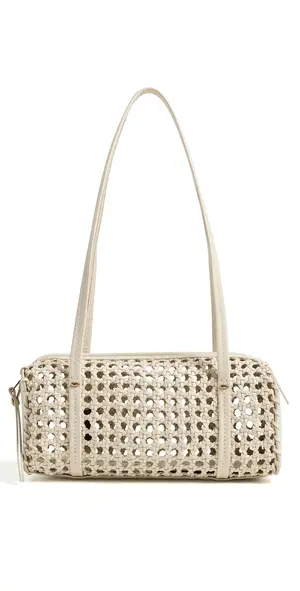 Madewell The Brioche Mini Shoulder Bag In Woven Leather