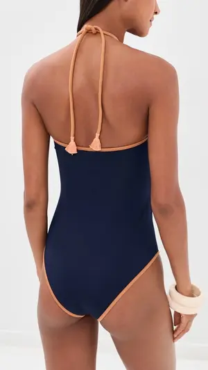 Johanna Ortiz Salt And Saddle-piece Swimsuit