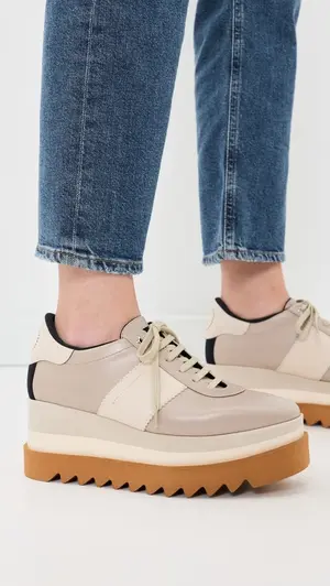 Stella McCartney Sneakelyse Grainy Eco Alter Mat + Suede W/ Micro Outsole