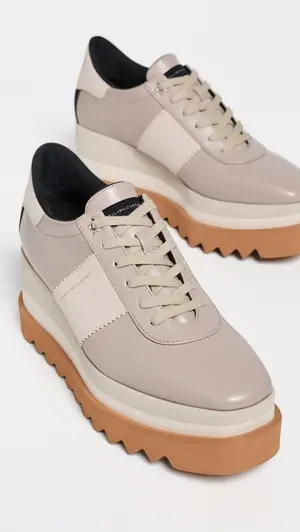 Stella McCartney Sneakelyse Grainy Eco Alter Mat + Suede W/ Micro Outsole