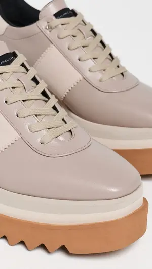 Stella McCartney Sneakelyse Grainy Eco Alter Mat + Suede W/ Micro Outsole