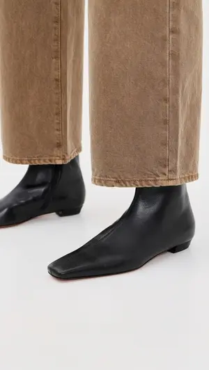 Proenza Schouler Trap Flat Ankle Boots