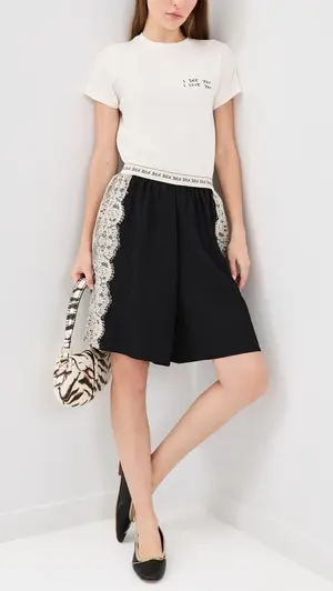 Sea Lisette Solid Knee Shorts