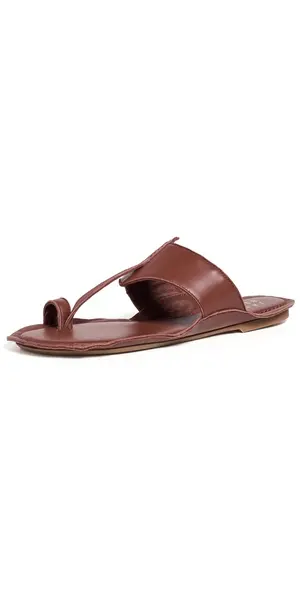 JAMIE HALLER The Toe Thong Sandals - Cognac