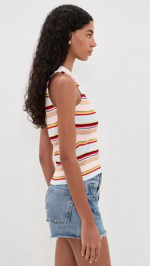 ROWING BLAZERS Halter Polo Tank Top