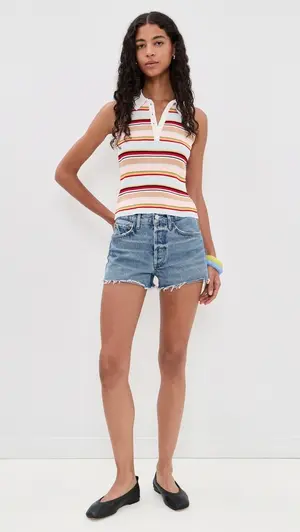 ROWING BLAZERS Halter Polo Tank Top