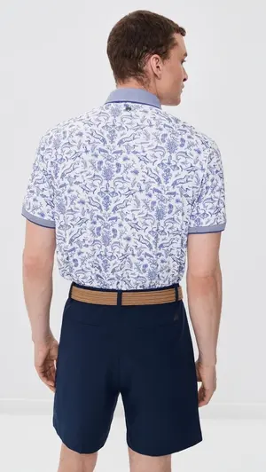 Greyson Coral Curiosities Polo