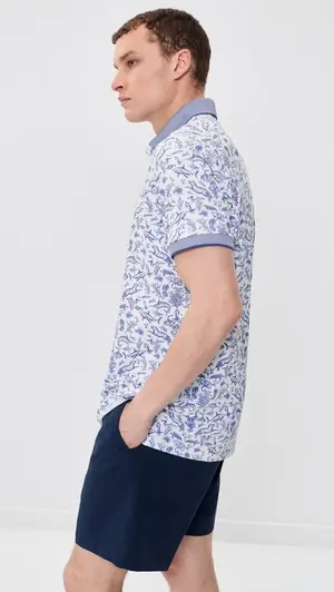 Greyson Coral Curiosities Polo