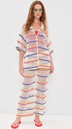 Celiab Iren Crochet Pants