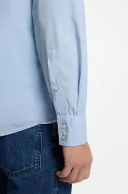 BOSS Regular-fit Shirt In Cotton Poplin