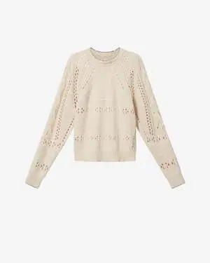 MARANT ETOILE Luce Openwork Wool Pullover