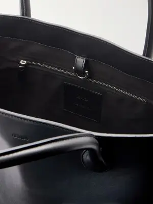 LIÉ STUDIO The Grace Leather Tote - Black