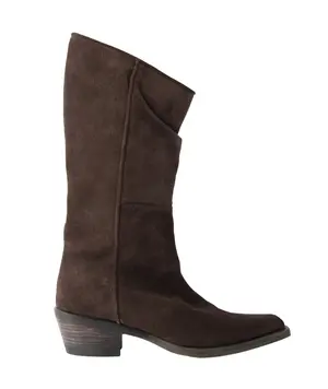 Khaite Clive Suede Knee High Boots - Brown