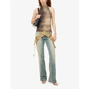 JADED LONDON Zene Backless Woven Top