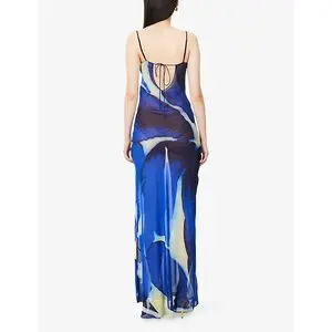 RAT AND BOA Aralia Floral Woven Maxi Dress